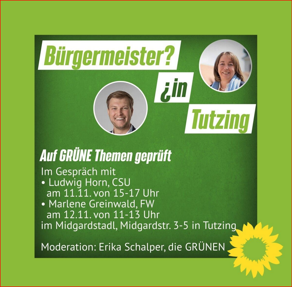 Wer ist grüner? - Tutzing - Vor-Ort News